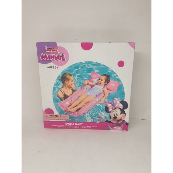 Disney | Toys | Disney Junior Minnie Mouse Inflatable Swim Raft Size 49 ...